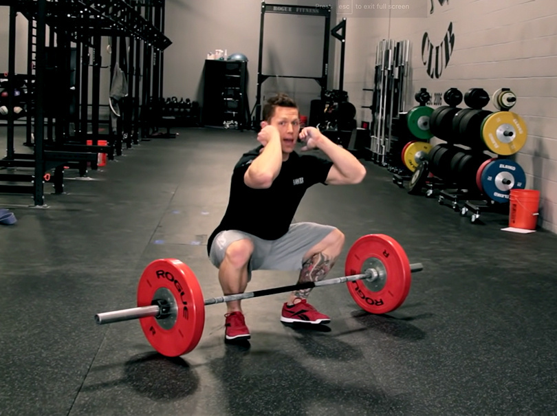 Movement Demo – The Squat Clean | Rogue Australia