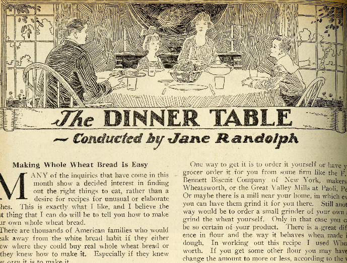 The Dinner Table – Strength Magazine – July, 1924 | Rogue Australia