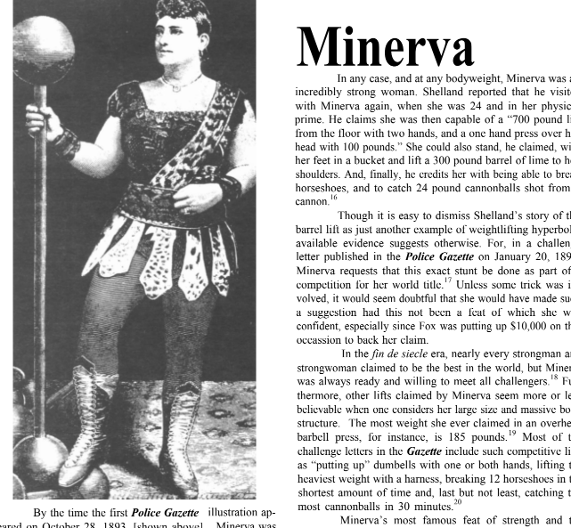 The Mystery of Minerva – Iron Game History – April, 1990 | Rogue ...