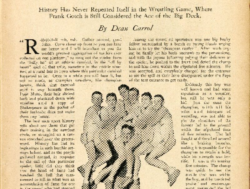 The King of Wrestlers-Frank Gotch | Rogue Fitness Australia